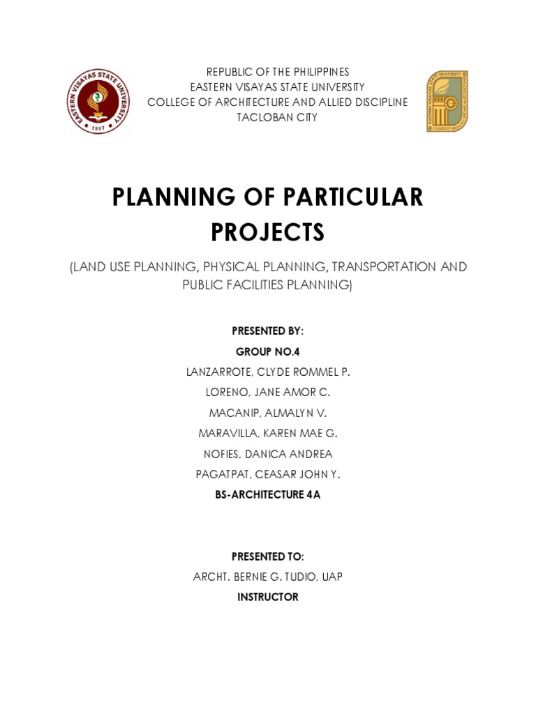 Planning Principles for Land Use Projects | PDF | Infrastructure ...