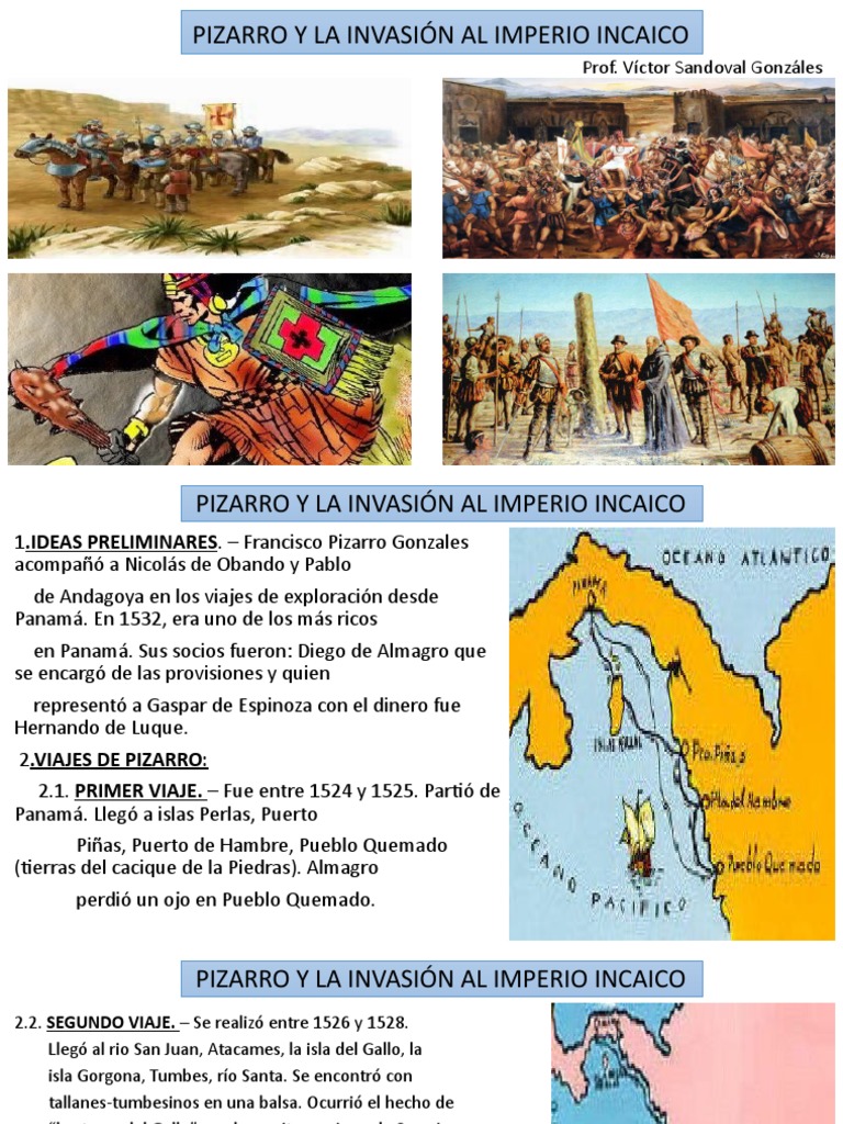 La conquista del Imperio Inca a través de las expediciones de Francisco ...