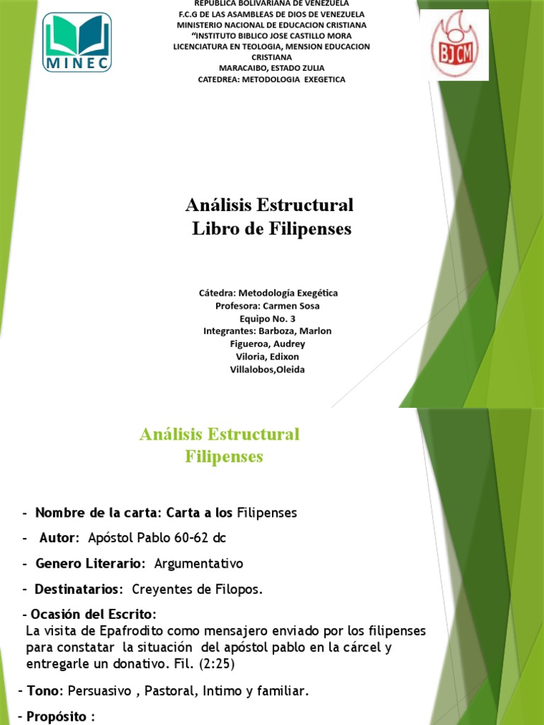 ANALISIS ESTRUCTURAL DE FILIP Trabajo 1 | PDF | Religión y espiritualidad