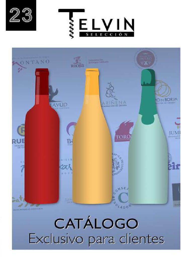 Catálogo de Vinos de Telvin Selección con Detalles sobre Denominaciones ...