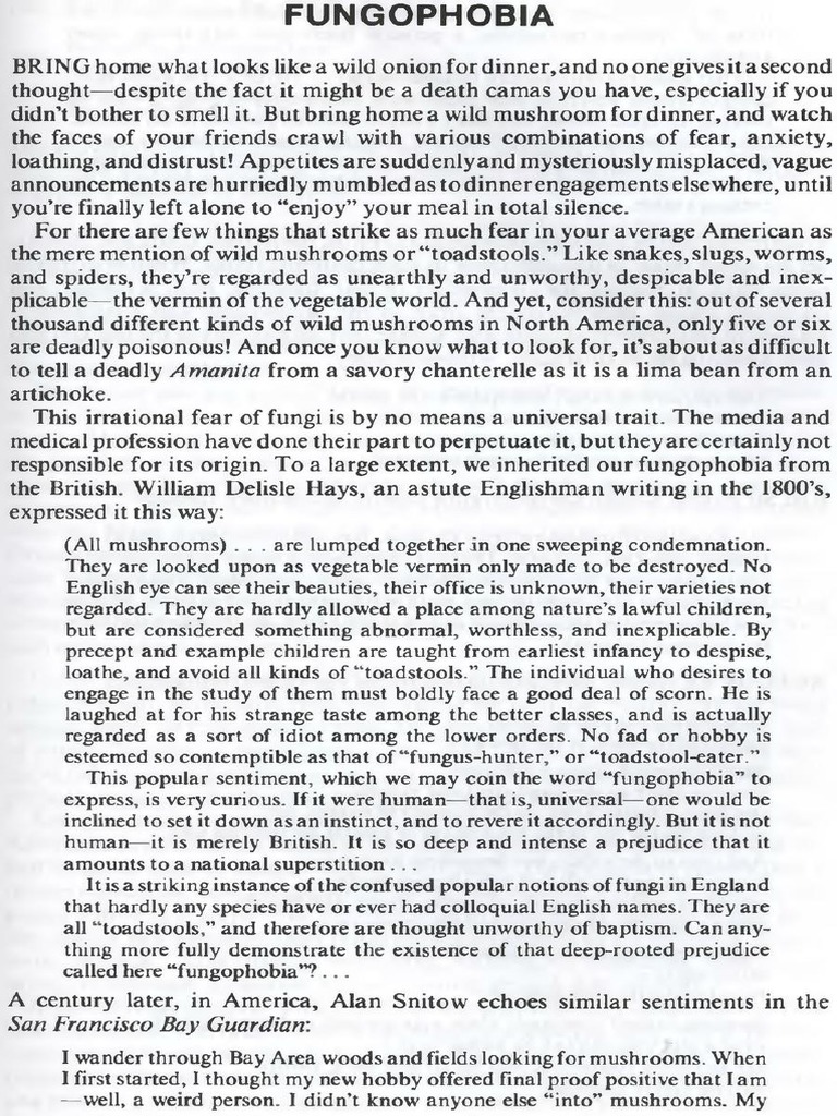 Mushrooms Demystified by David Arora | PDF