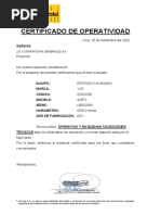 Certificación ROPS/FOPS Retroexcavadora 2021 | PDF