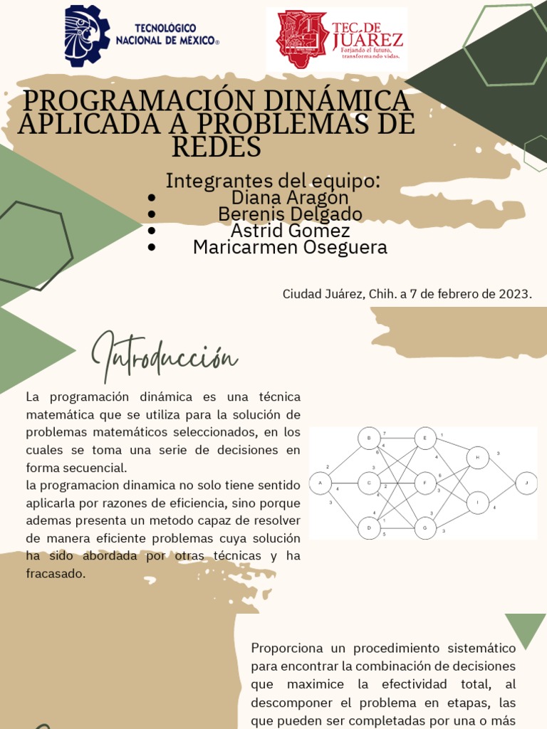 Programación Dinámica en Redes | PDF | Programación dinámica ...