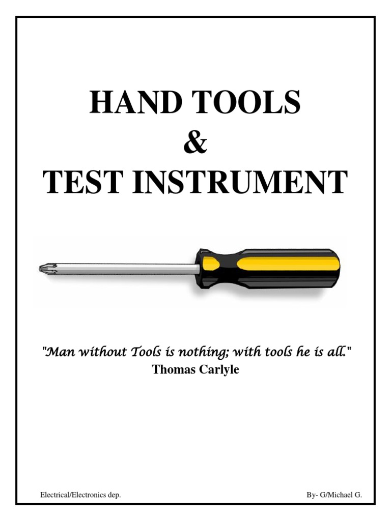 Hand Tool Best | PDF | Screw | Soldering