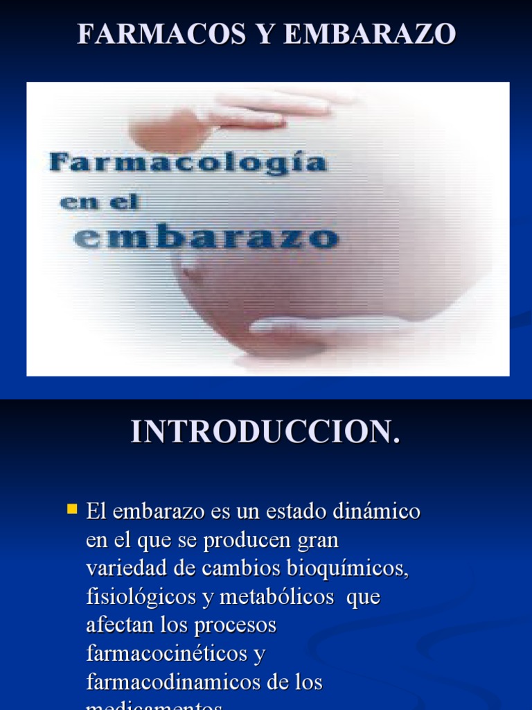 Farmacos Y Embarazo | PDF | Medicamentos con receta | El embarazo