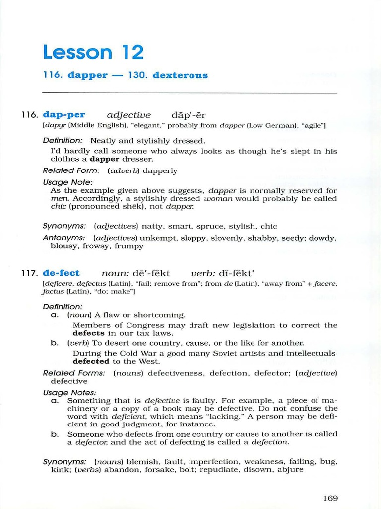 ch_12_building_an_enriched_vocabulary_5e | PDF | Adjective | Verb