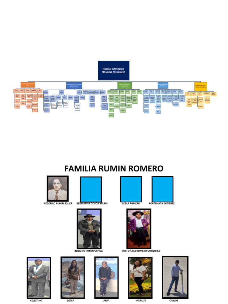 ARBOL GENEALOGICO FAMILIA RUMIN | PDF