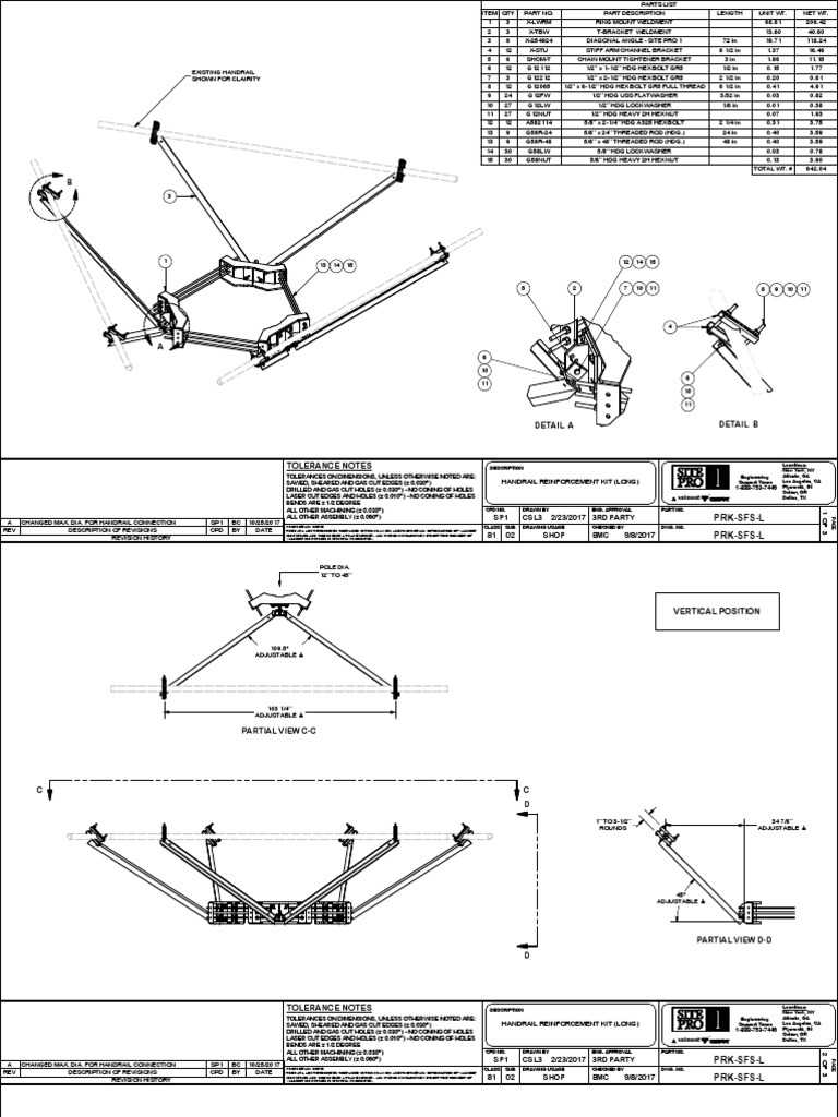 Tolerance Notes: PRK-SFS-L PRK-SFS-L | PDF