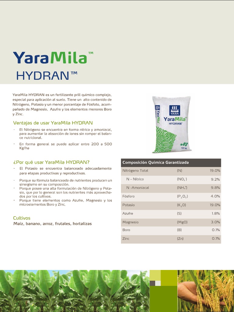 YaraMila Hydran | PDF
