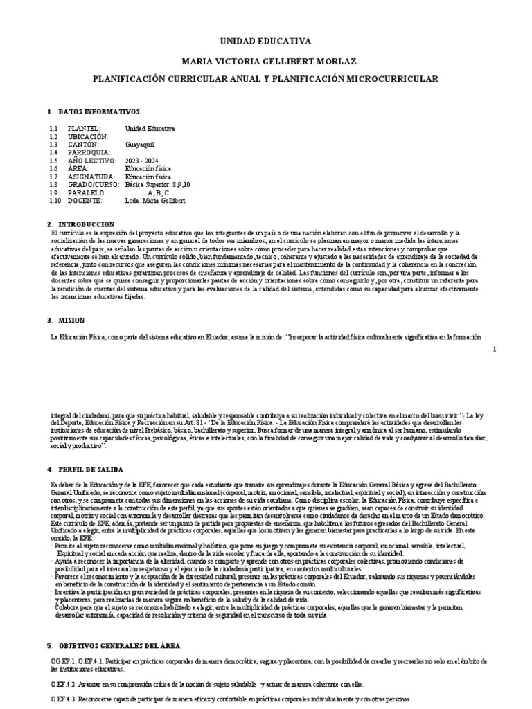 CONTENIDO 5 Construcción de La Identidad Corporal BASICA SUPERIOR | PDF ...