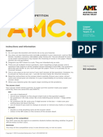 2019 AMC Answers | PDF