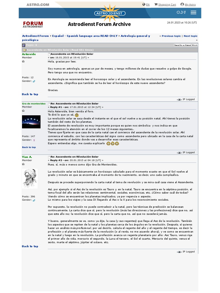 Astrodienst Forum Archive: Astrodienst Forum Español - Spanish Language Area READ ONLY ...
