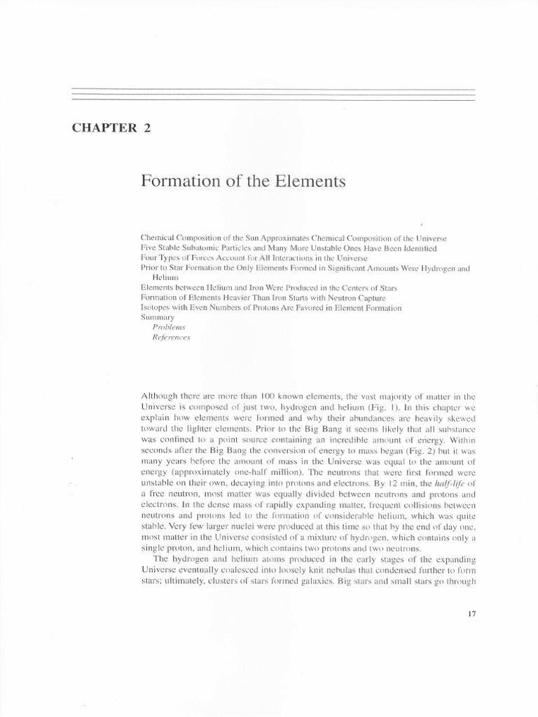 Formation of The Elements | PDF | Atomic Nucleus | Neutron