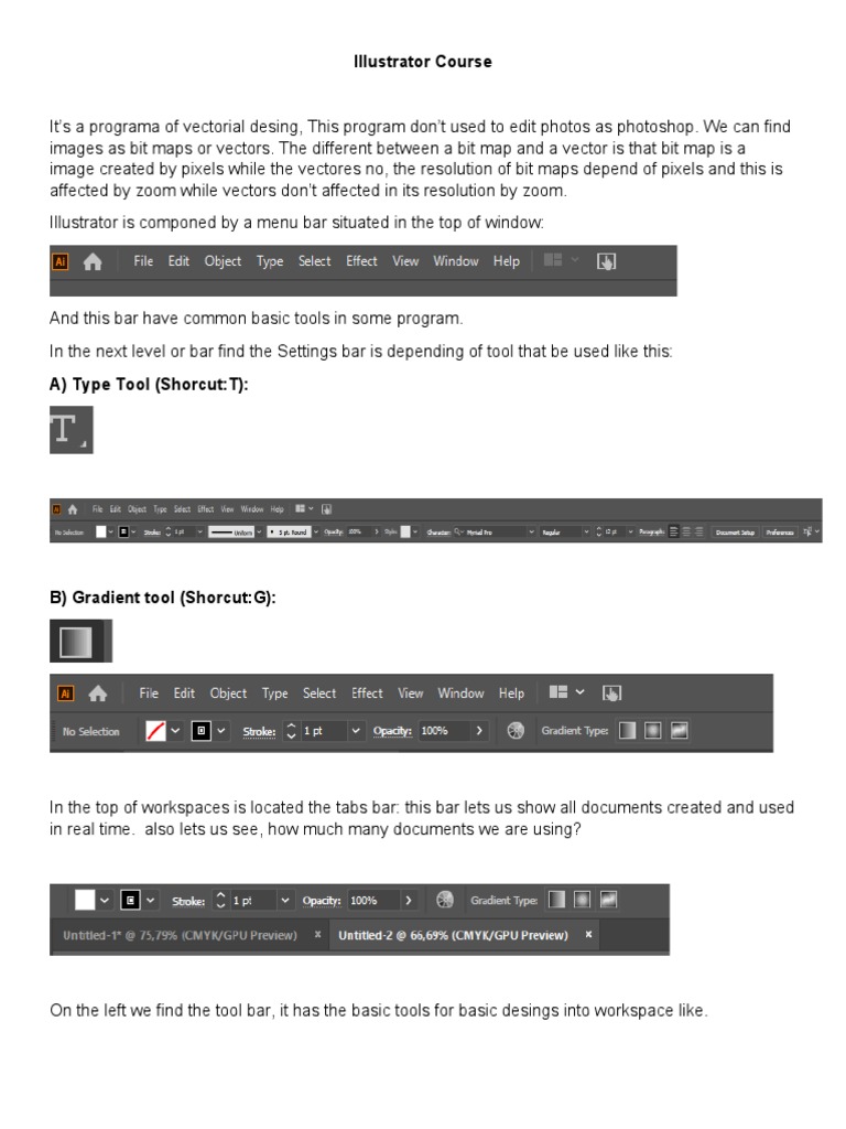 Illustrator Course | PDF | Keyboard Shortcut | Computing