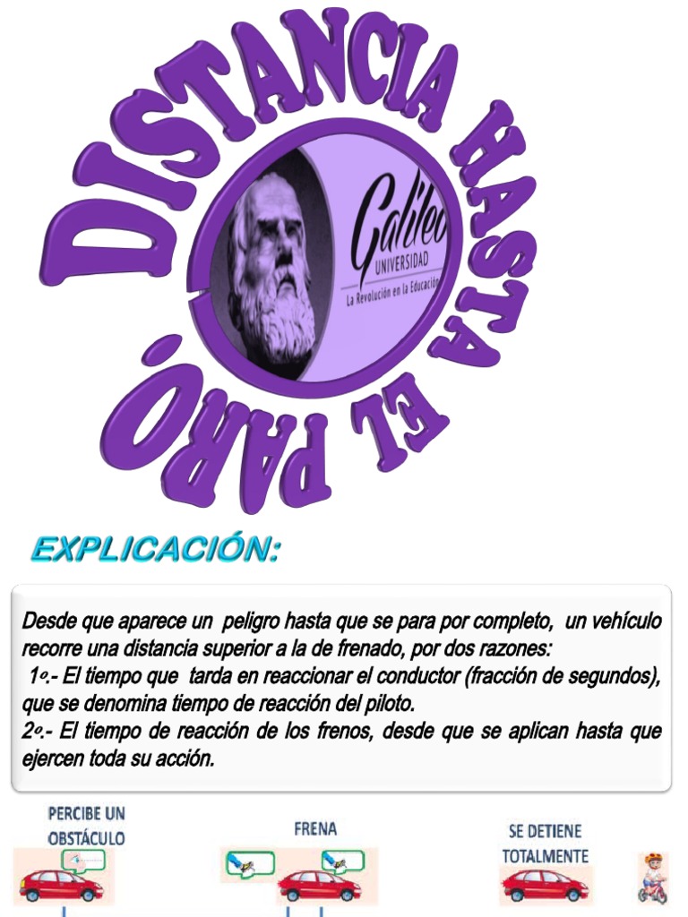 2da. D. - Presentaci N de Aritm Tica Aplicada A La Mec Nica V. Distancia Hasta El Paro. | PDF ...