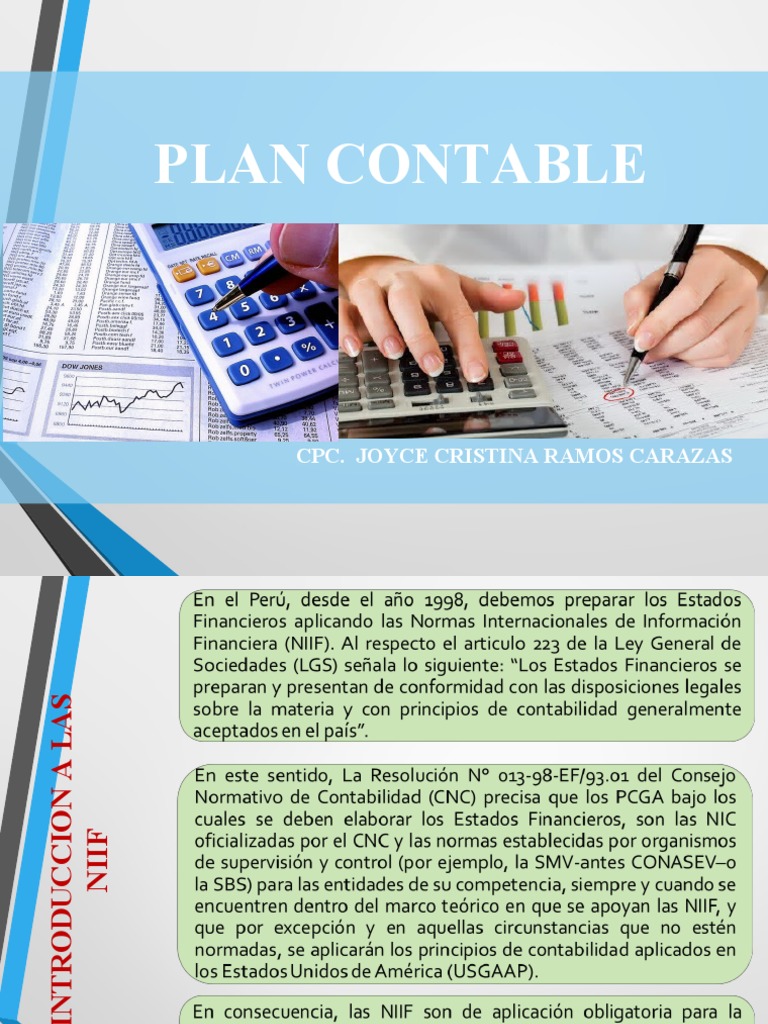 Estructura de Las Cuentas Del PCGE | PDF | normas internacionales de ...