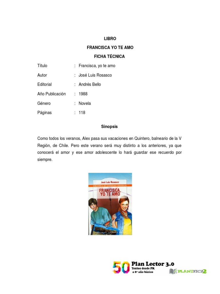 Recursos - Francisca Yo Te Amo | PDF | Adjetivo | Sustantivo