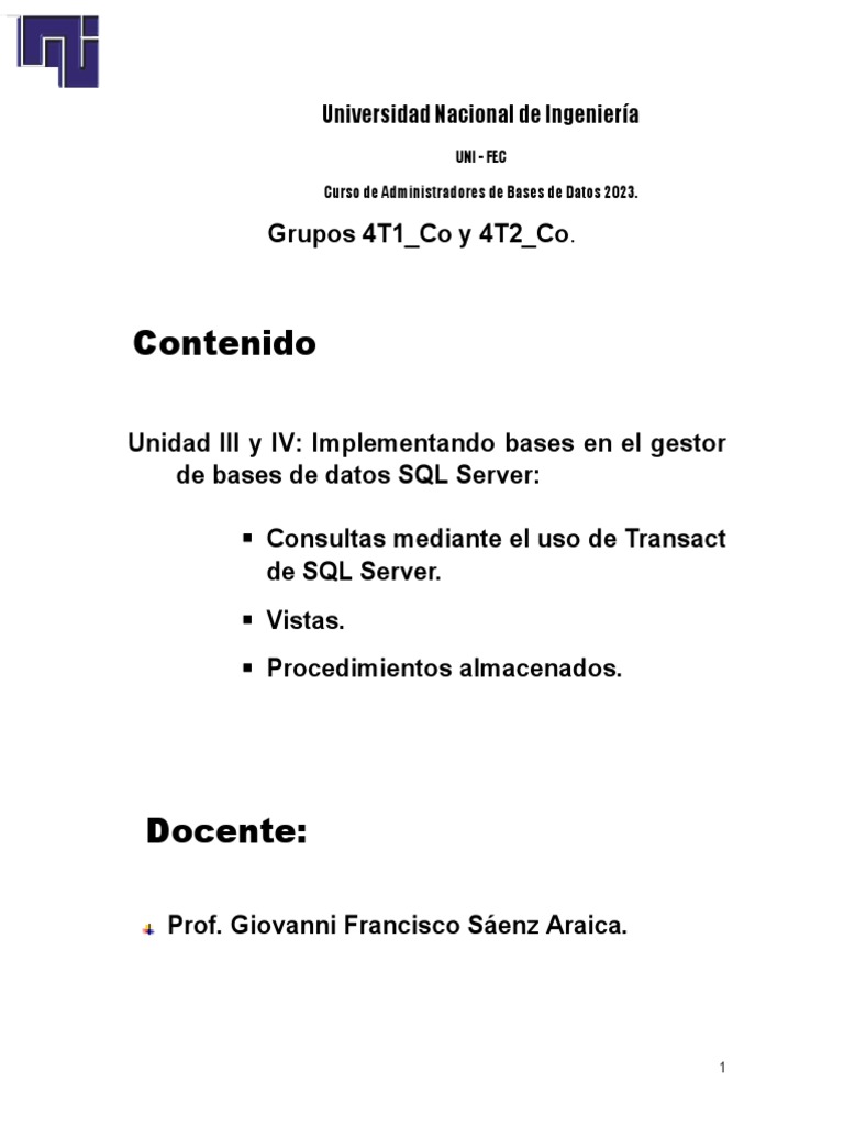 Implementando vistas y procedimientos almacenados en SQL Server para una base de datos de ventas ...