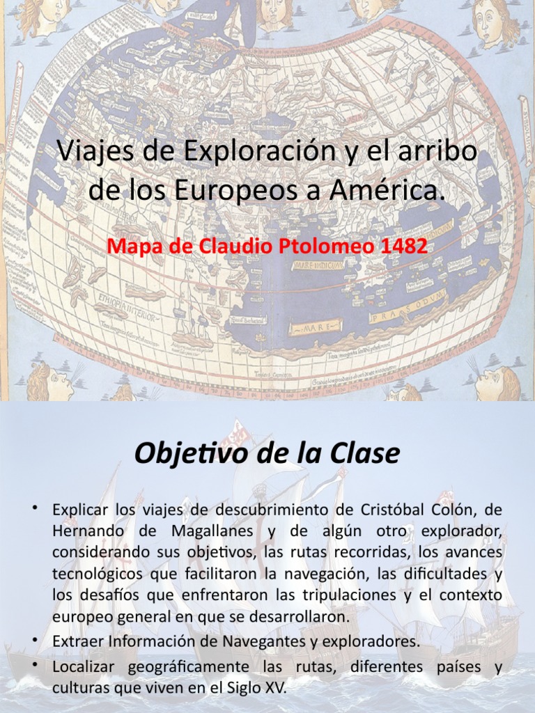Viajes de Exploración PPT 5° Basico | PDF | Cristobal colon | Exploración