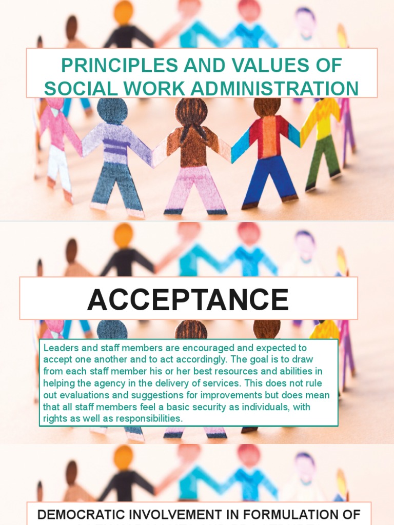 Principles of Social Work Administration | PDF | Social Work | Integrity
