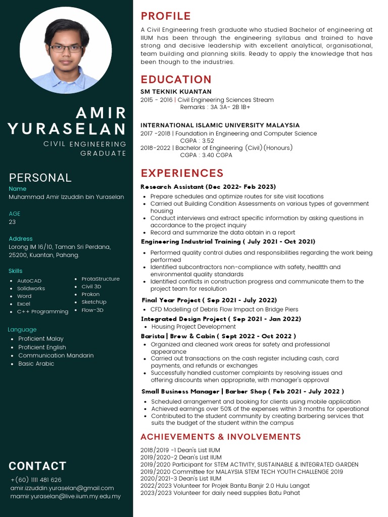 Muhammad Amir - Resume | PDF | Engineering | Science, Technology ...