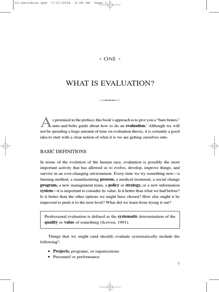 Evaluation Methodology Essentials | PDF | Evaluation | Methodology