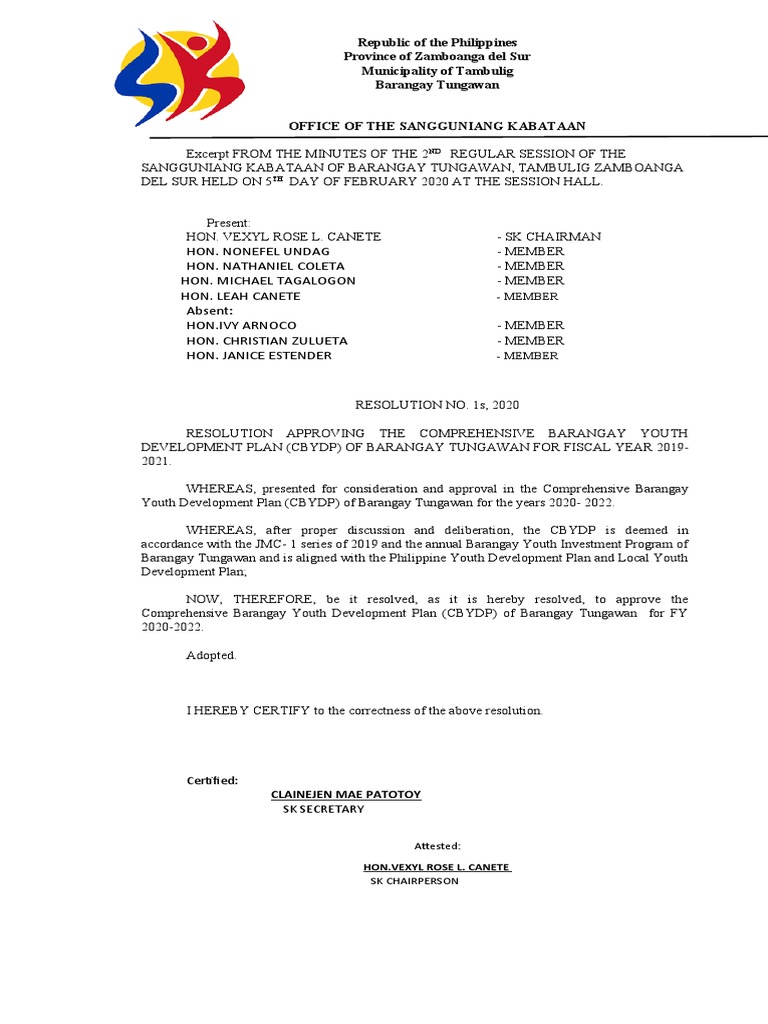 Resolution PDF | PDF | Government