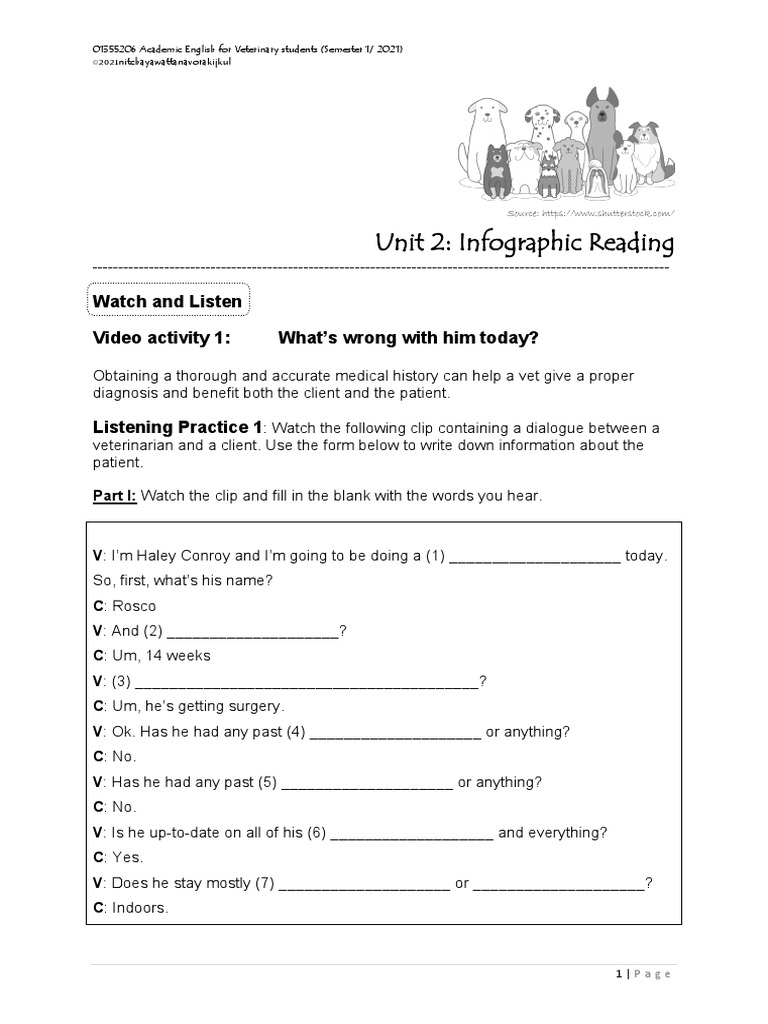 Unit 2 - Students - July2021 | PDF | Adjective | Physician