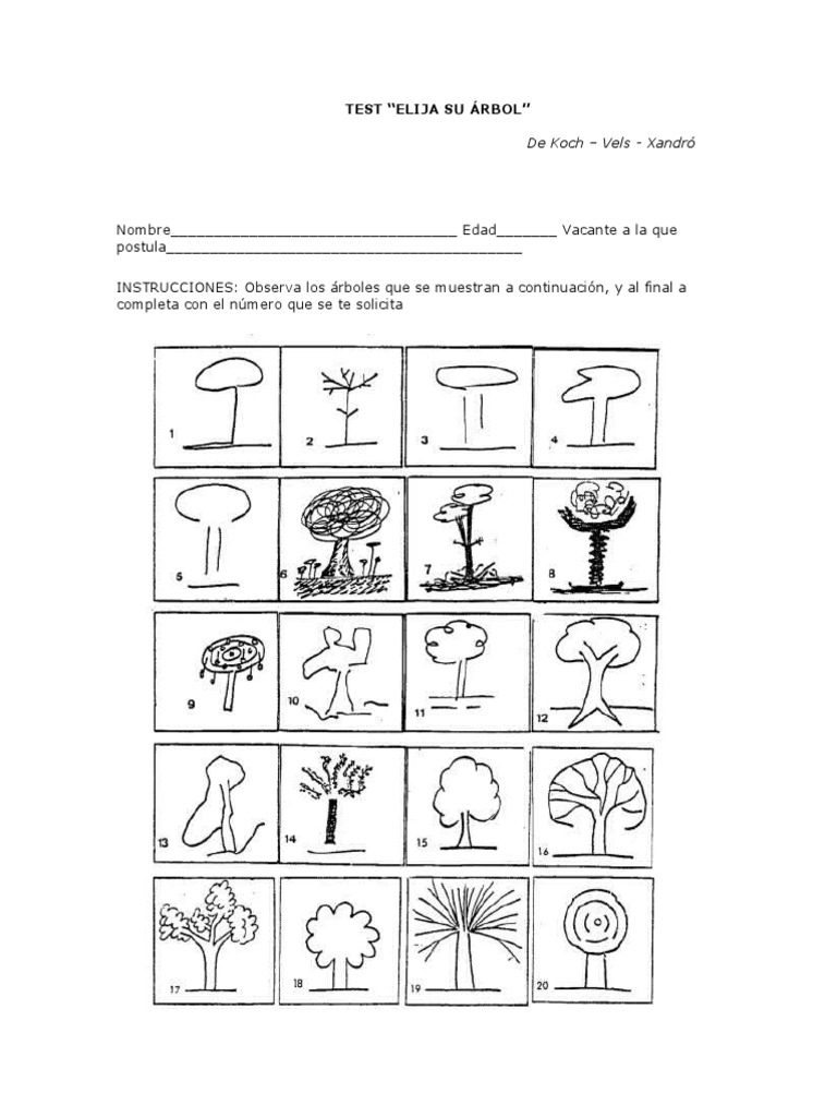 Test Del Árbol | PDF