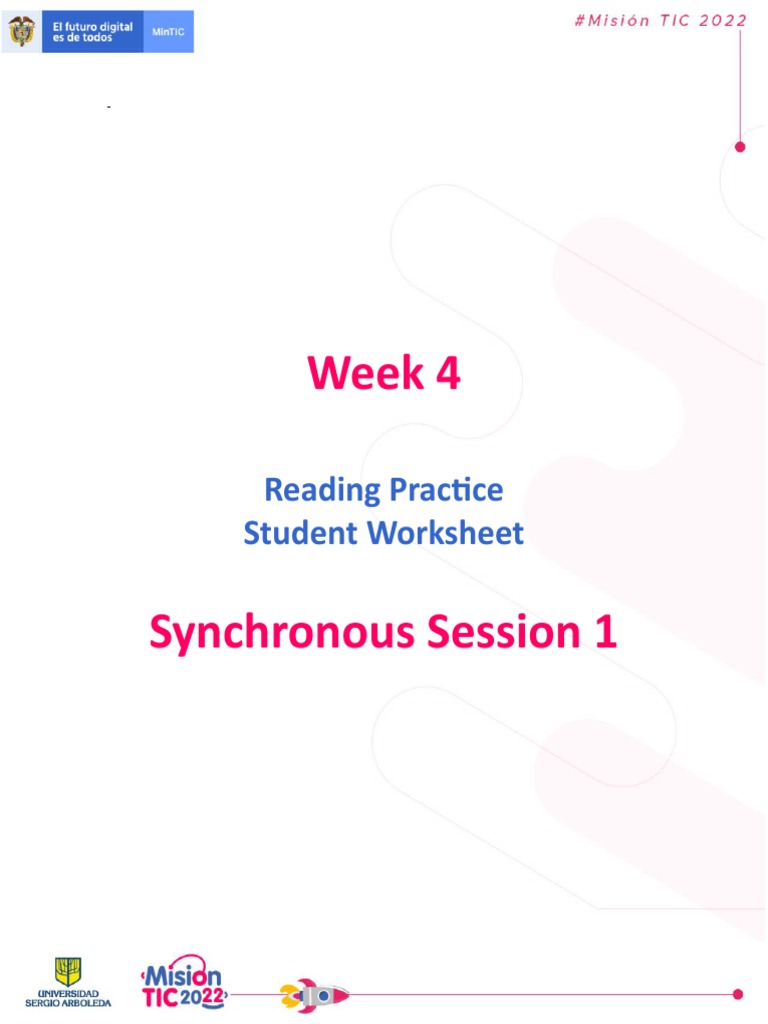 W4 - C1 - Reading - Student - Worksheet Final | PDF | Class (Computer Programming) | Unified ...