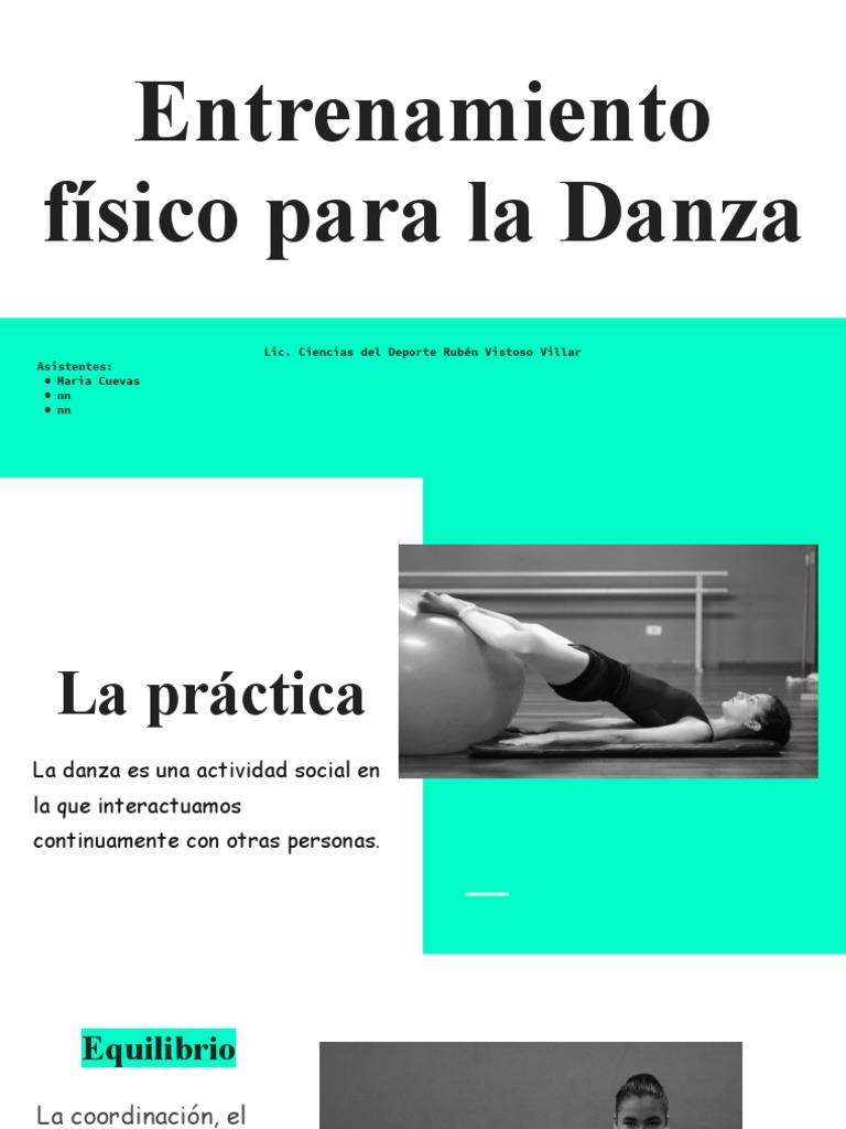 Entrenamiento Físico para La Danza | PDF