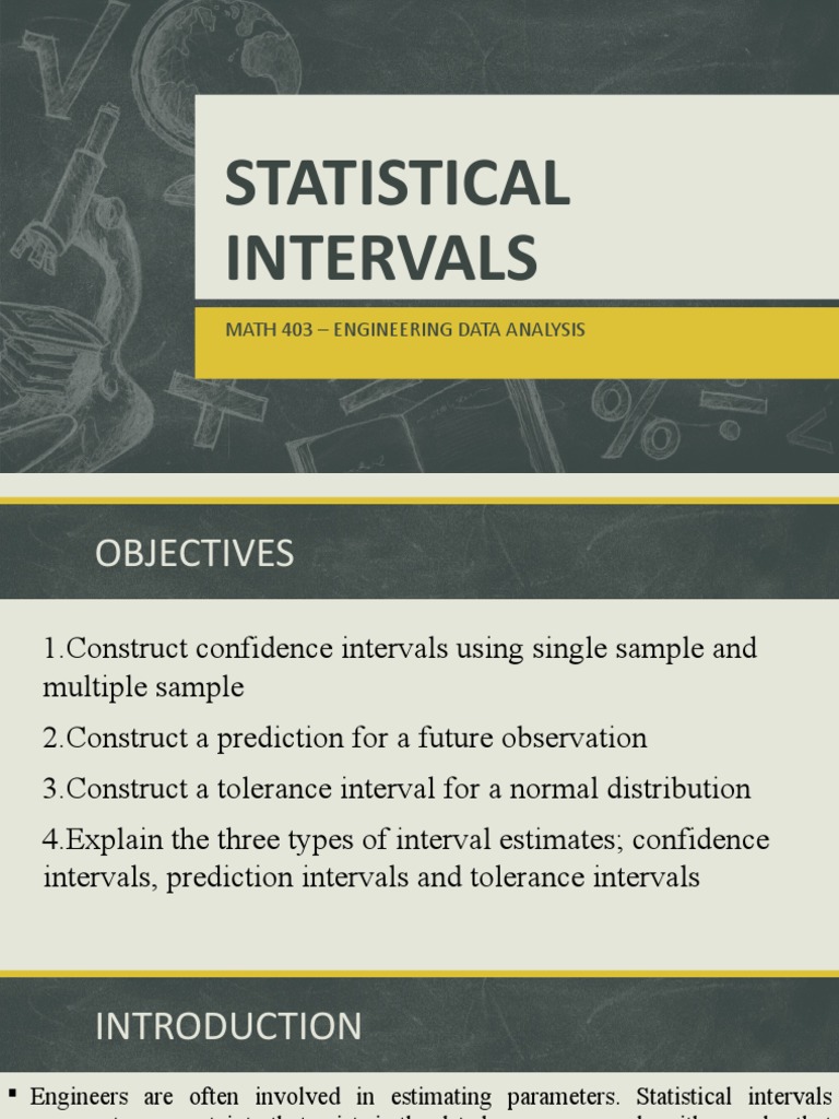 Statistical Intervals | PDF | Confidence Interval | Statistics