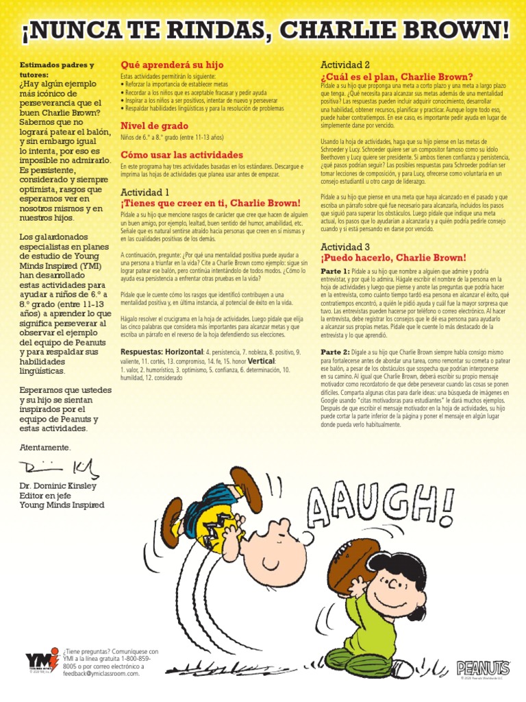 Ymi Charlie Brown 6 8 - Spanish | PDF