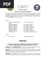 Barangay Cbjip Sample | PDF | Child Abuse | Violence