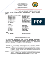 Barangay Cbjip Sample | PDF | Child Abuse | Violence