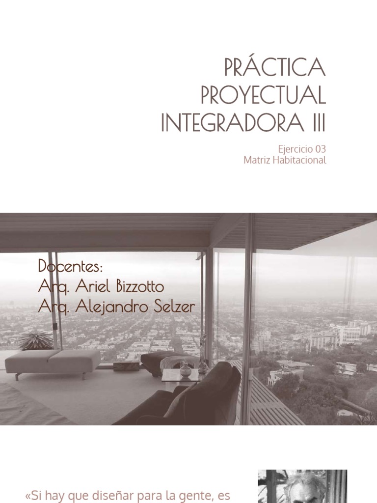 Práctica Proyectual Integradora Iii: Ejercicio 03 Matriz Habitacional ...