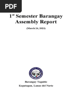 Barangay Cbjip Sample | PDF | Child Abuse | Violence