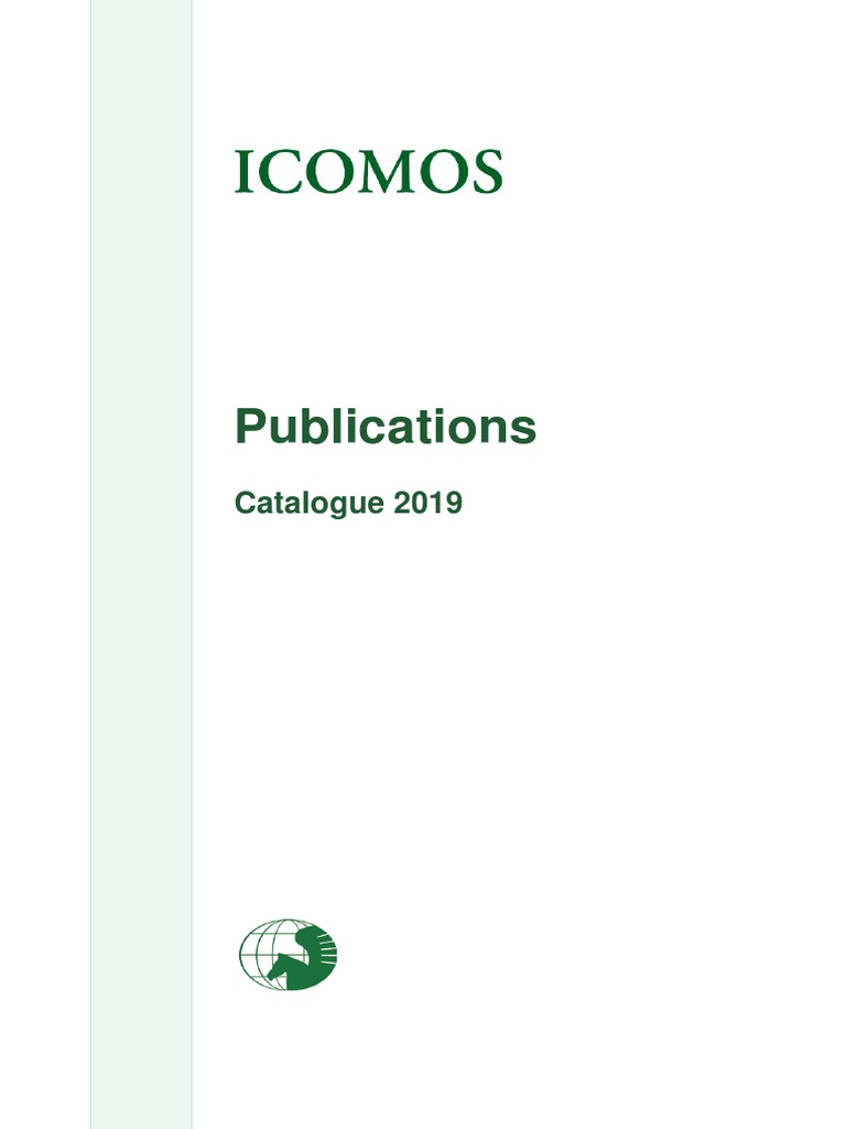 ICOMOS 2019 Publications Catalogue | PDF