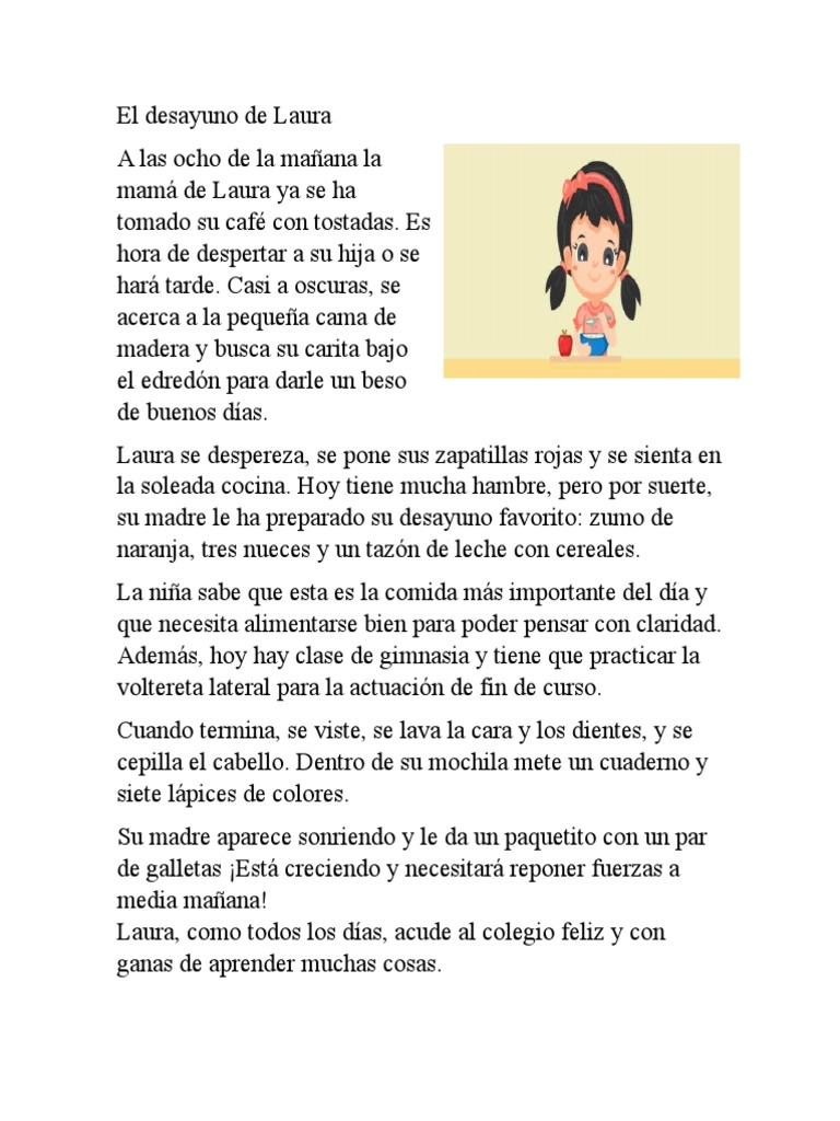 El Desayuno de Laura | PDF