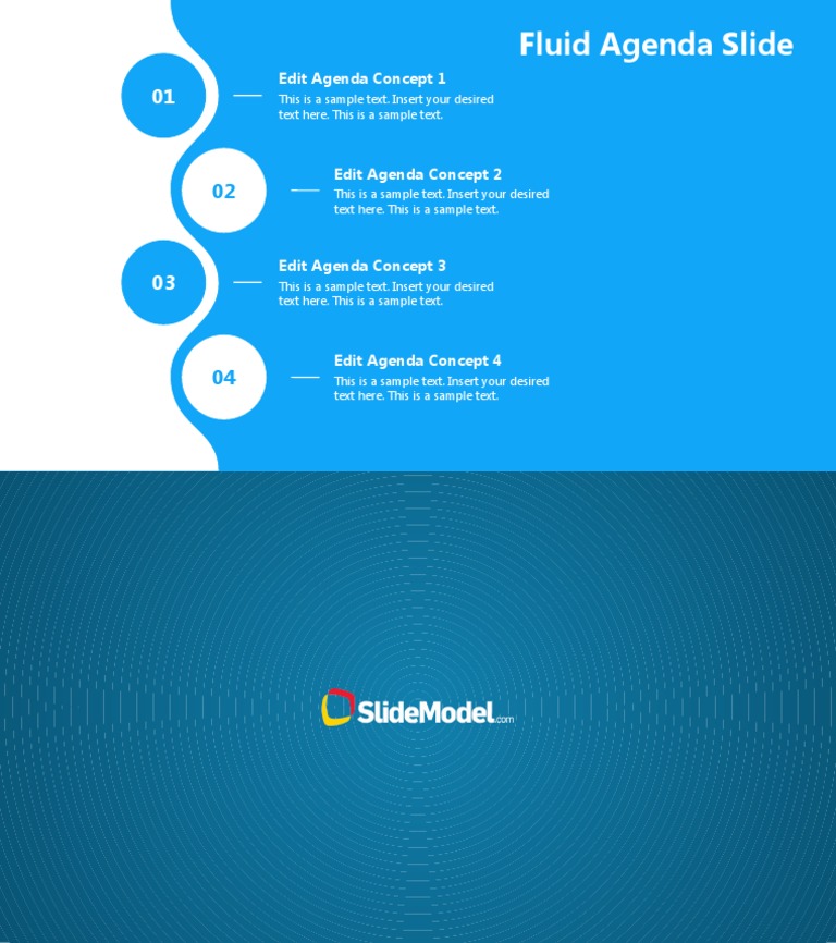 03 Fluid Agenda Concept Slide Template | PDF