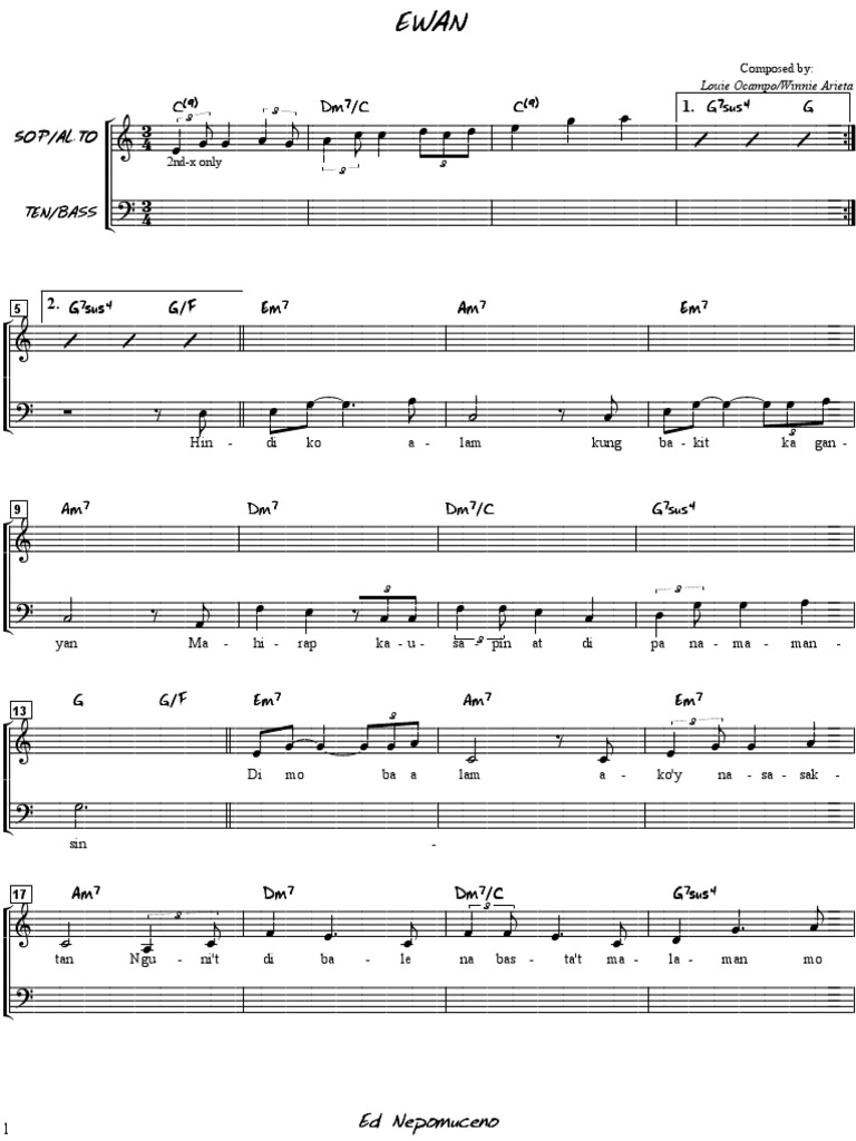 Ewan by Ed Nepomuceno | PDF