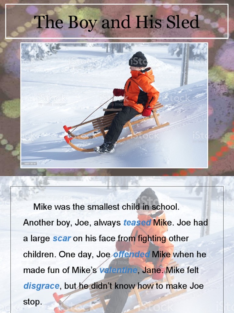 Unit 3 - The Boy and His Sled | PDF