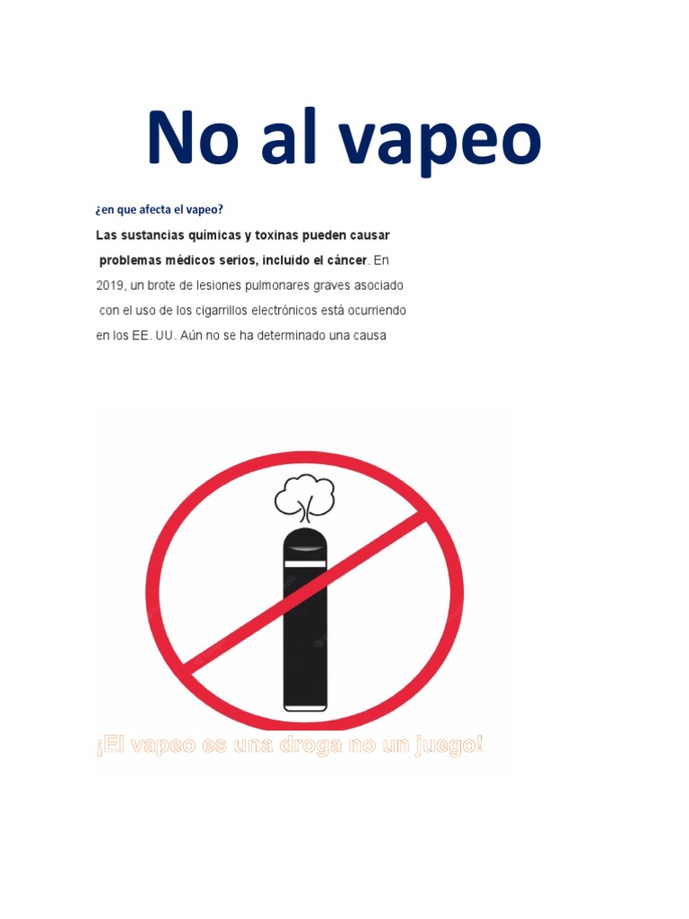 No Al Vapeo | PDF