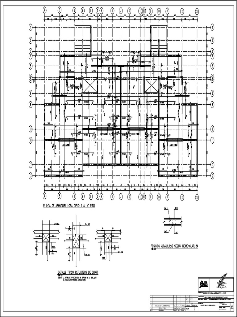 MJA2251-PLA-MODULOS-Ver (B) - 20230106 (Firmados) - Edificio A 5 Pisos (Plano 09) | PDF ...