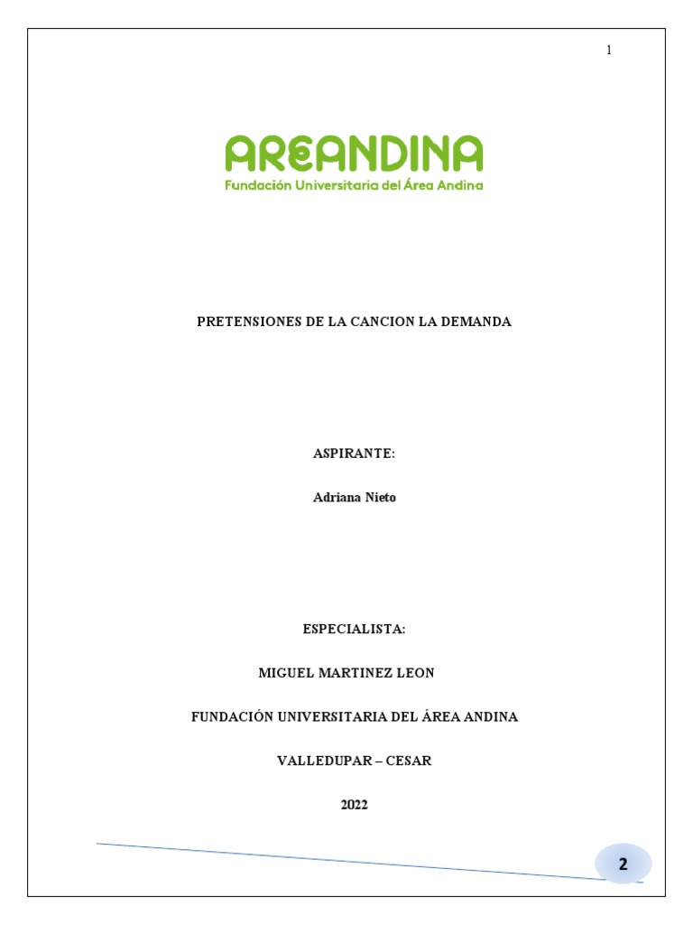 Pretensiones La Demanda | PDF Pretensiones La Demanda | PDF