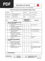 Paint Inspection Checklist I | PDF | Paint | Materials