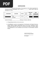 DAR - Application For Issuance of Land Transfer Clearance | PDF ...
