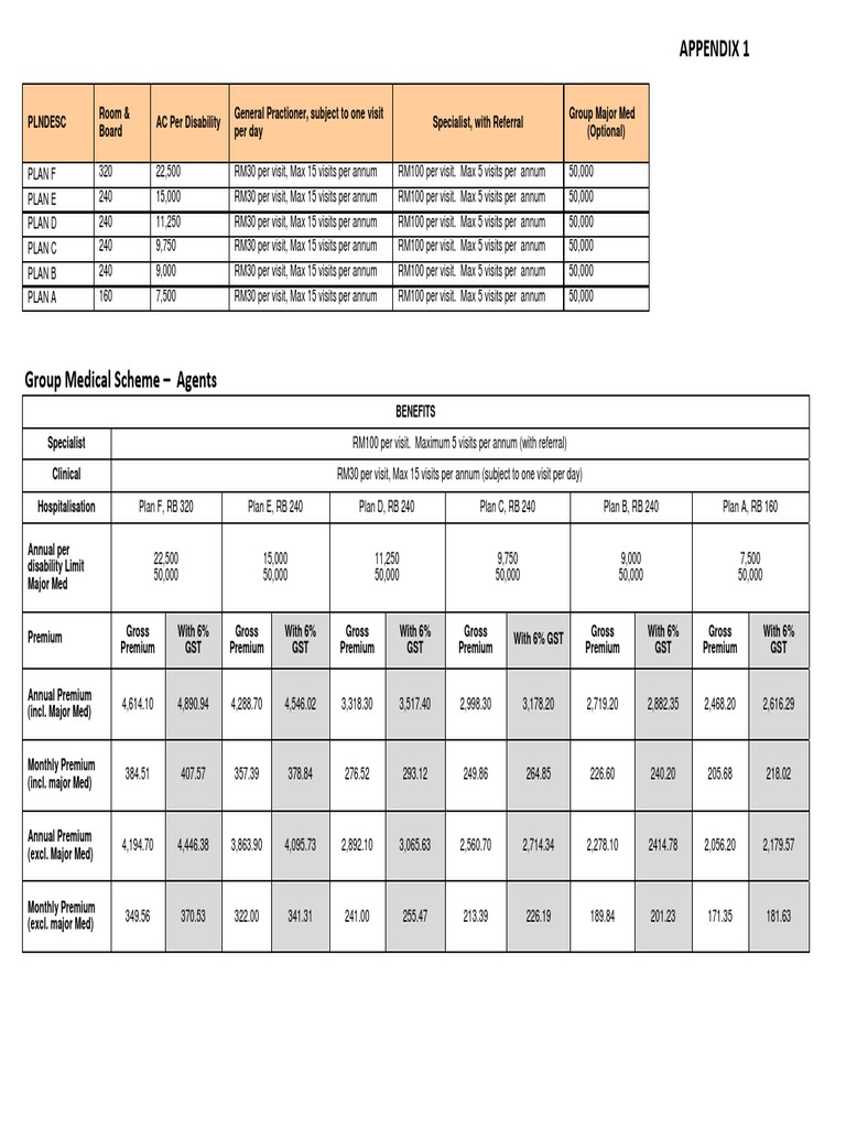 Appendix 1 | PDF | Social Programs | Health Care
