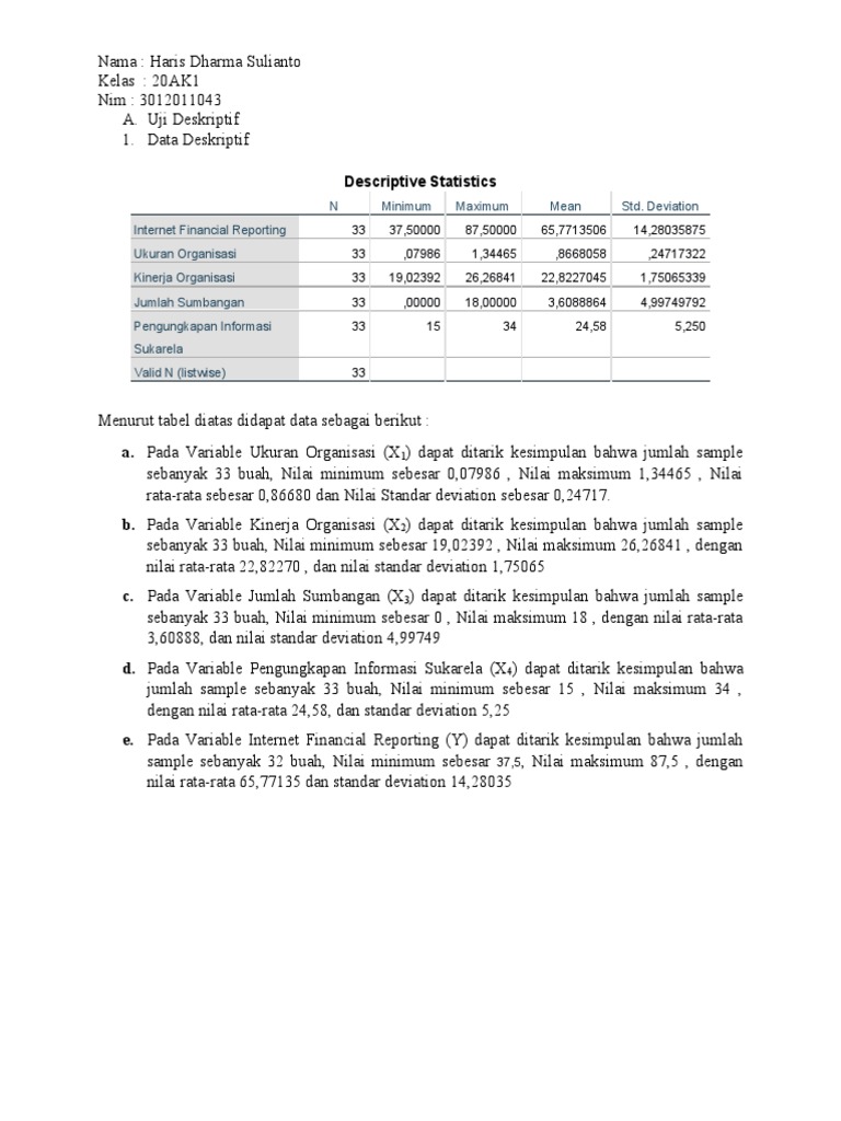 Descriptive Statistics | PDF