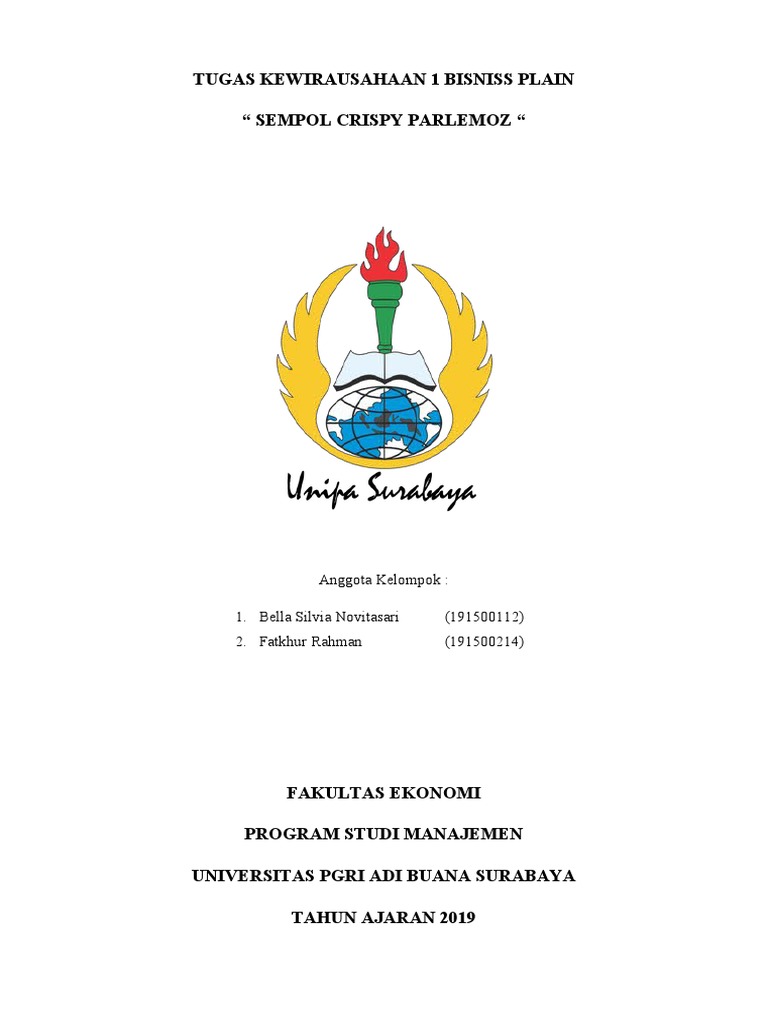 PROPOSAL TUGAS KEWIRAUSAHAAN 1 BISNISS PLAIN New | PDF PROPOSAL TUGAS KEWIRAUSAHAAN 1 BISNISS PLAIN New | PDF